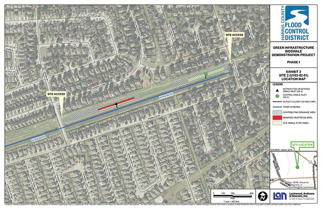 Project Profile: Green Infrastructure Bioswale Project in Harris County ...