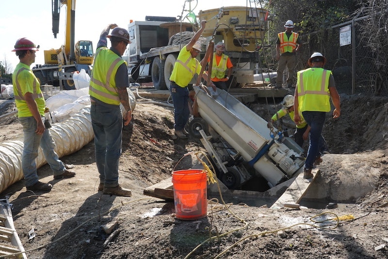 Aging Sanitary Sewer Interceptor from 1970 is Rehabilitated with ...