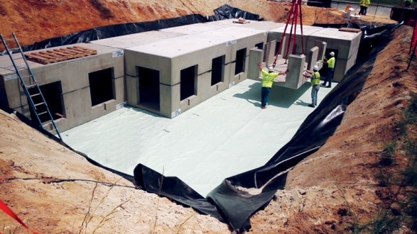 Underground Storm Water Detention System Constructed at National ...