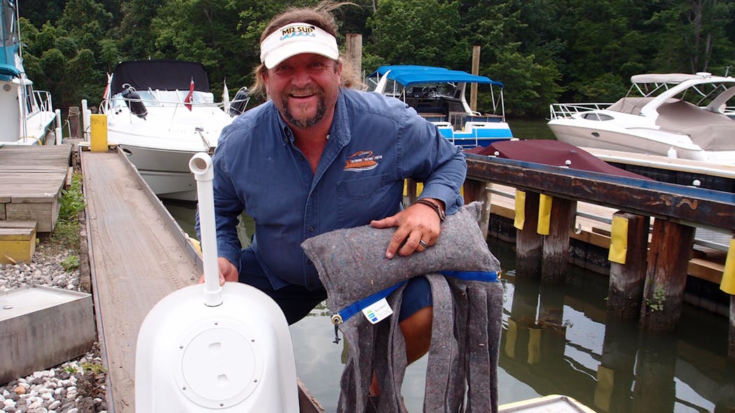 Stormwater hoods help marina become environmental steward | Stormwater ...