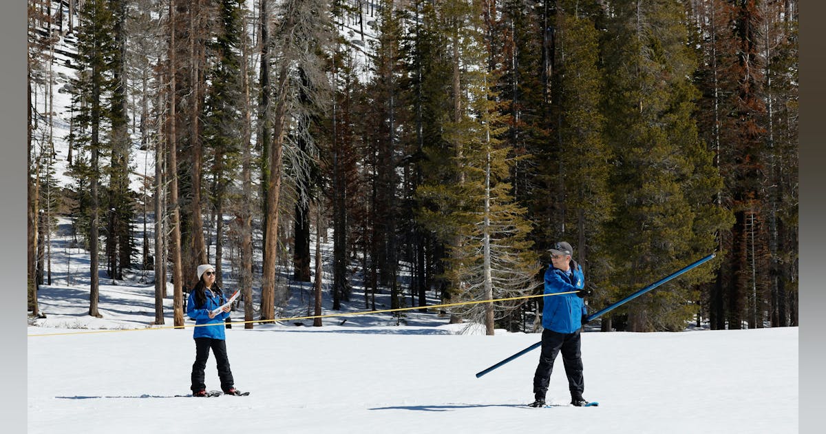 California April snow survey shows above average snowpack | Stormwater ... California April snow survey shows above average snowpack | Stormwater ...